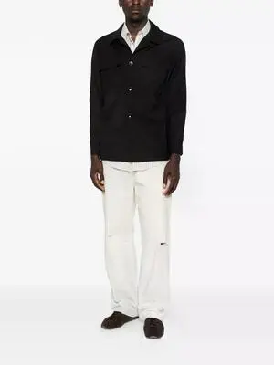 MICHAEL COAL Flap-pocket Button-up Jacket