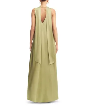 Shona Joy La Lune Scarf Paneled Maxi Dress