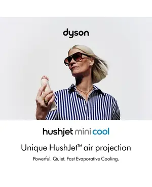 DYSON Hushjet Mini Cool Fan - Stone/blush