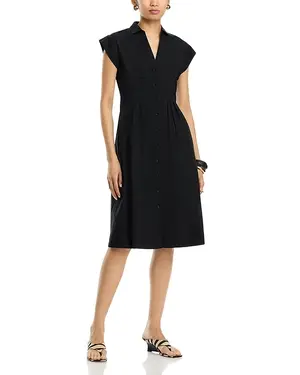 AREA STARS Area Stars Tia Button Front Dress Black