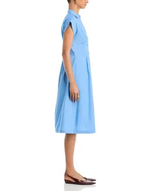 AREA STARS Tia Button Front Dress - Light Blue