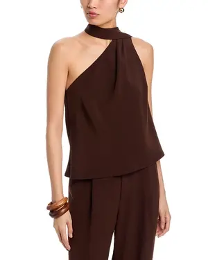 LUCY PARIS Elma Tie Neck Top