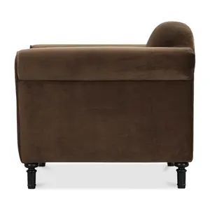 MOE'S HOME COLLECTION Harmony Faux Mohair Accent Chair