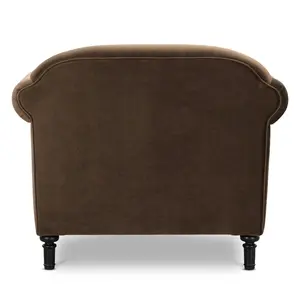 MOE'S HOME COLLECTION Harmony Faux Mohair Accent Chair