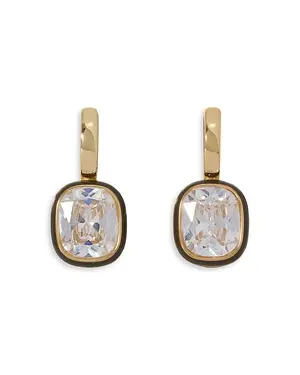 ROXANNE ASSOULIN Cubic Cushion Drop Earrings - Diamond