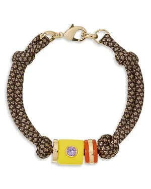 ROXANNE ASSOULIN The Cylinder Cord Bracelet - Lemon