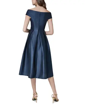 Donna Karan New York Off-the-shoulder Fit & Flare Dress