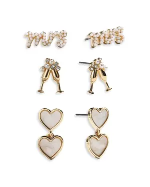 Baublebar Bridal Earring Set - Pearl