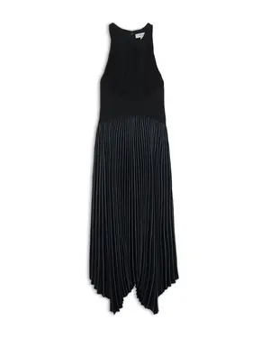 REISS Petites Rachel Pleated Dress