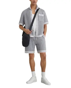 REISS Meadows Regular Fit Contrast Tipping Pocket Shirt
