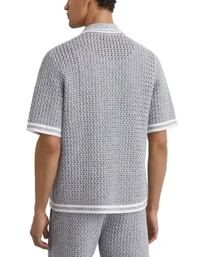 REISS Meadows Regular Fit Contrast Tipping Pocket Shirt
