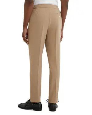 REISS Found Slim Fit Trousers - Soft Camel