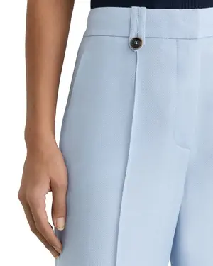 REISS Petite Magda Wide Leg Suit Trousers - Blue