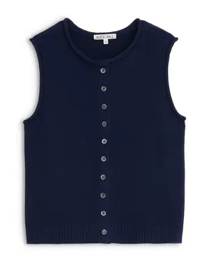 ALEX MILL Taylor Sweater Vest - Navy Night