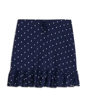 ALEX MILL Flora Skirt With Polka Dot Print