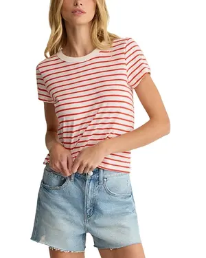 Z Supply Junie Striped Tee - Lychee