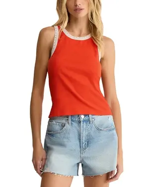 Z Supply Clarke Tank Top - Lychee