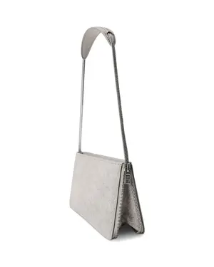 Alexander Wang Siren Leather Pochette - Heather Grey