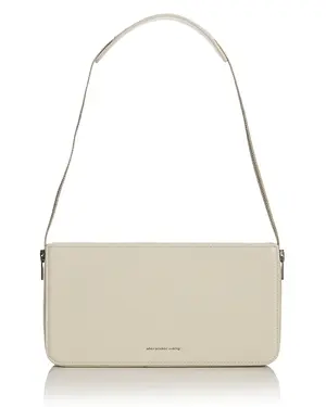 Alexander Wang Siren Leather Pochette - Vanilla