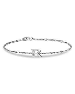 David Yurman Petite Initial Chain Bracelet - R