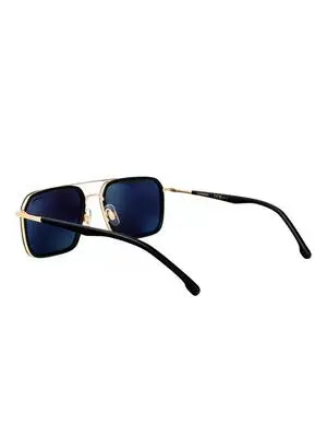 Carrera Eyewear Square Frame Sunglasses With Gold-tone Hardware - Black