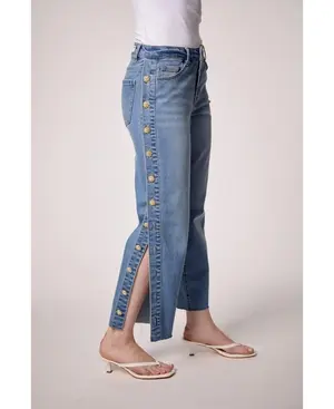 BLUE REVIVAL Beau Button Down Jean