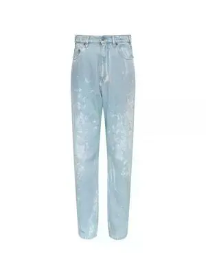 MAISON MARGIELA Paint Detail Straight Leg Jeans