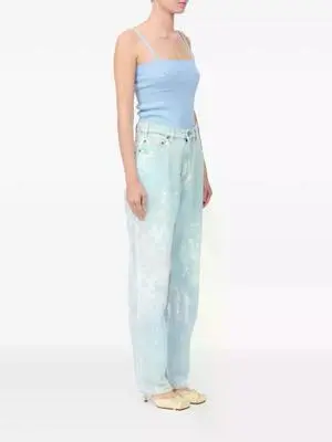 MAISON MARGIELA Paint Detail Straight Leg Jeans