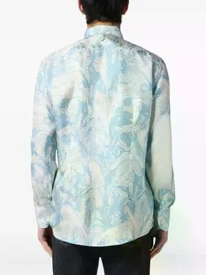 BILLIONAIRE Palms All-over Silk Shirt
