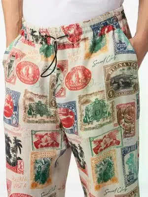 BILLIONAIRE Printed Drawstring Shorts