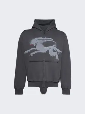 PROTOTYPES Sprayed Goat Hoodie Romper