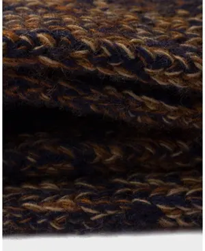 Prada Melange Wool And Cashmere Scarf - Blue
