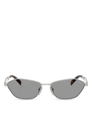 Prada Oval Sunglasses, 57mm