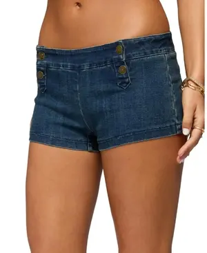 EDIKTED Sashe Denim Shorts