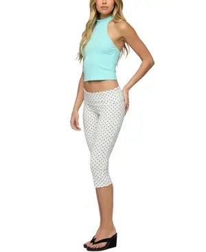 EDIKTED High Neck Halter Top With Open Back