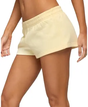 EDIKTED Cataleya Shorts - Yellow