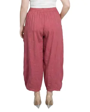 STANDARDS & PRACTICES Plus Wide Leg Culotte Pants - Rose