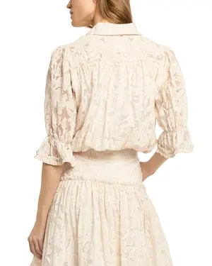 Cinq À Sept Cazi Puff Sleeve Top