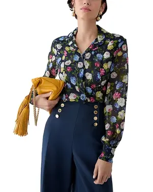 Carolina Herrera Isabella Silk Shirt