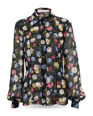 Carolina Herrera Isabella Silk Shirt