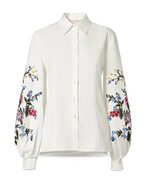 Carolina Herrera Puff Sleeve Shirts For Women