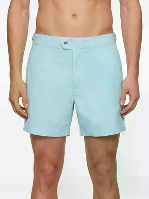 TOM FORD Side-buckle Swim Shorts - Blue
