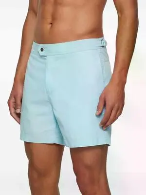 TOM FORD Side-buckle Swim Shorts - Blue