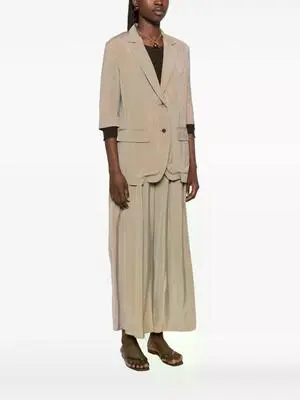 UMA WANG Kali Stripe Single-breasted Blazer