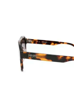 Kenzo Tortoiseshell Browline Sunglasses