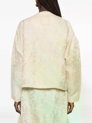UMA WANG Damask Patterned Jacket - Neutrals