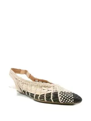 GIOSEPPO Magarini Woven Slingback Pumps