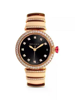BVLGARI Lucea Diamond Watch - Black