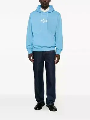 ARTE ANTWERP Logo Print Drawstring Hoodie