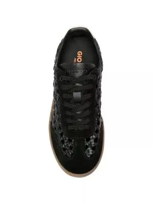 GIOSEPPO Ijebu Woven Leather Sneakers